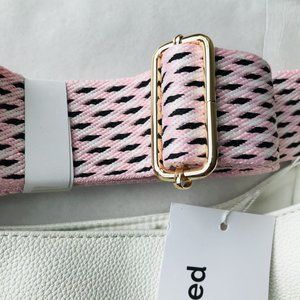 Ahdorned | Bags | Ahdorned Messenger Crossbody White Bag Guitar Staps ...